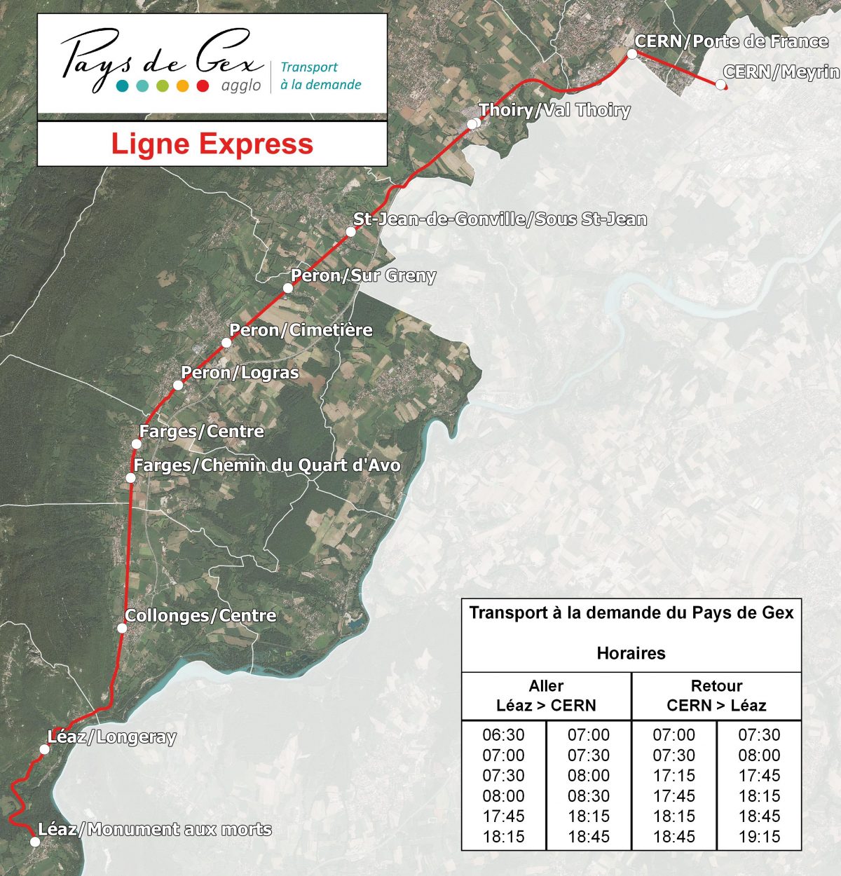 Réseau Pays de Gex Agglo - Transports de l'Ain